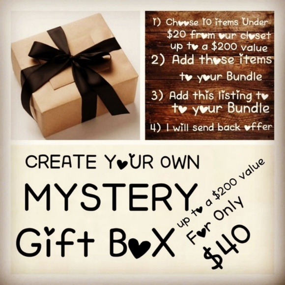 Mystery Gift Box | Accessories | Create Your Own Mystery Box | Poshmark